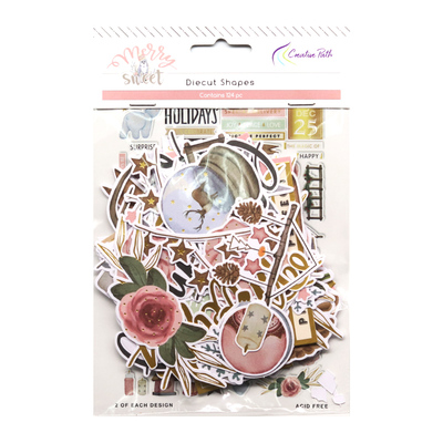 Creative Path 124pc Paper Diecuts Ephemera Shapes Embellishm