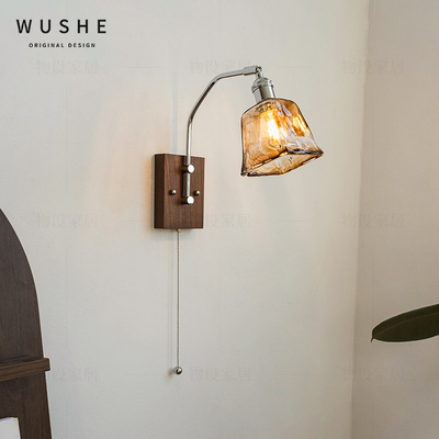 法式中古风轻奢壁灯客厅卧室