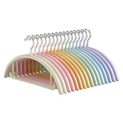 彩虹衣架家用无痕防肩角衣服撑子