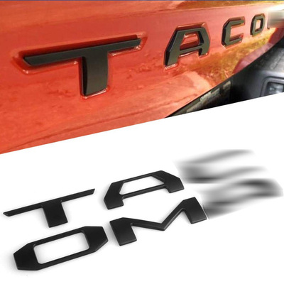 适用于全系丰田塔库玛后门板字母TACOMA TAILGATE LETTERS