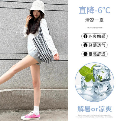 灰色休闲短裤女外穿卫裤