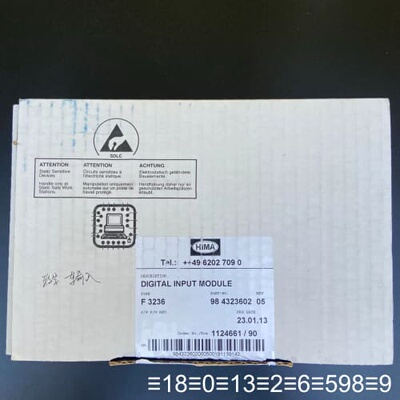 HIMA黑马 F3236 数字输入模块，型号98 43236