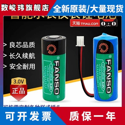 FANSO孚安特CR17450E功率型电池3V 仪表电表流量计智能水表锂电池