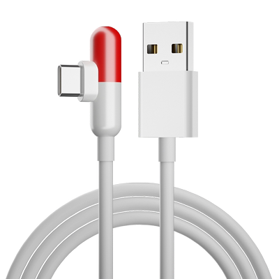 type-c胶囊数据线双引擎弯头闪充