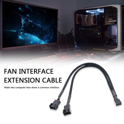 Mainboard CPU 4 PIN Fan Extention Cables PWM 4P Adapter Cabl