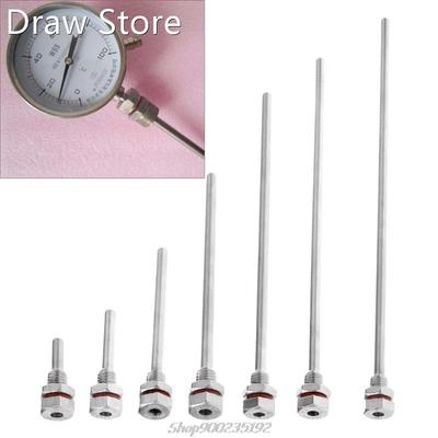 L35-300mm Thermowell Stainless Steel M10X1.5 Thread OD6mm 适