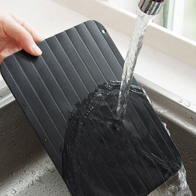 Kitchen Tools Aluminium Portable Fast Defrosting Plate Board