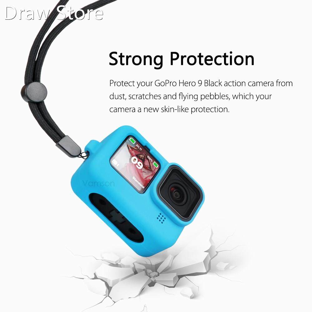 for Gopro Hero 9 Black Soft Silicone Case for Go pro Hero 9_虎窝淘