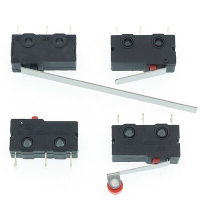 10pcs Micro Switch 5A 250VAC NO NC 2 Position 3 Pins Momenta