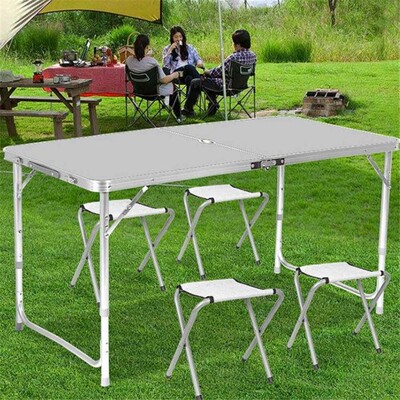 Portable Foldable Table Camping Outdoor Furniture Computer B