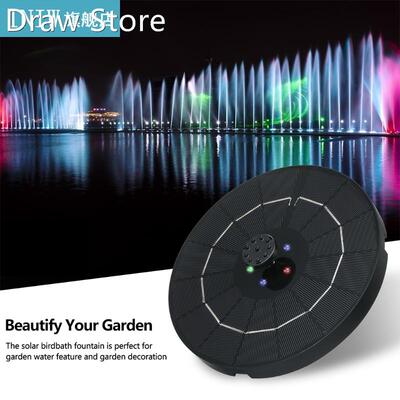 3.8W Solar Powered Fountain Nozzle Pump with 4 Water Styles
