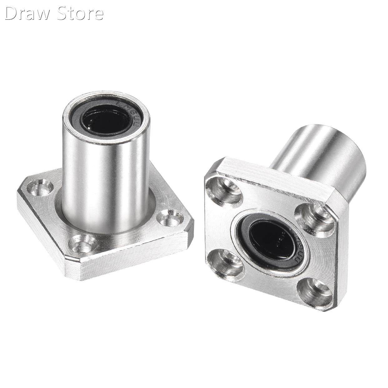 LMK8UU Linear Ball Bearings 8mmx15mmx24mm Square Flange适用_虎窝淘