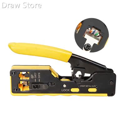 Ethernet Cable Stripper Clamp 6P8P Dual-use Network Tools Ca