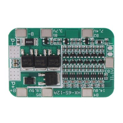 6S 15A 24V BMS Protection PCB Board For 6 Packs Li-ion Lithi