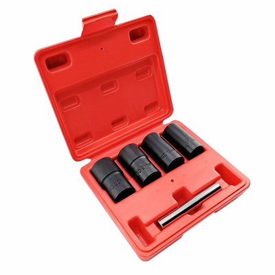 5Pcs 1/2'' Drive Twist Socket Set Damaged Nuts Remov