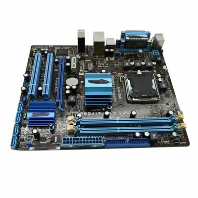P5G41T-M LX V2 Motherboard DDR3 8GB LGA 775 Socket CPU DDR3