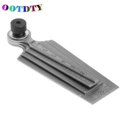 0mm-29mm Hole Measuring Taper Gauge Ruler Depth Inspecting T