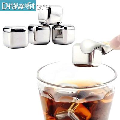 10Pcs/set Stones Glacier Cooler 304 Stainless Steel Whiskey