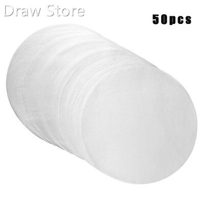 50Pcs Round Baking Paper Circle Parchment Paper Liner BBQ Ov
