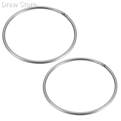 Welded O Ring, 80 x 3mm Strapping Round Rings Stainless Stee