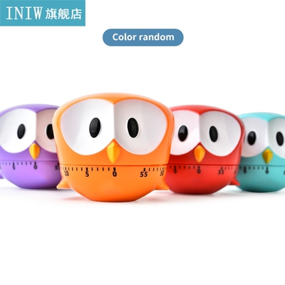 1PC Owl Cartoon Kitchen Timers Cooking Mechanical Home Decor