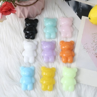 Cell Phone Ring Holder with Crystal Bear Finger Kickstand Ba