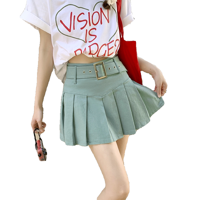 KRO半身短裙A字性感辣妹防走光