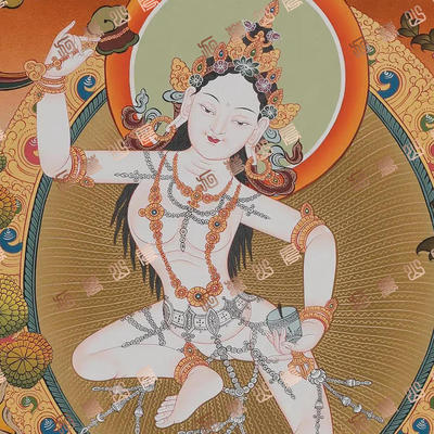 D9菩萨Bodhisattva唐卡绘画高清电子图片喷绘临摹素材