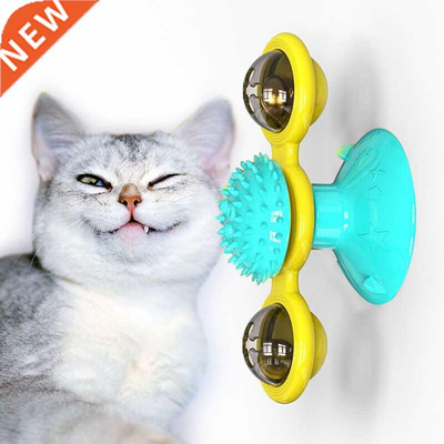 Pet Cats Toys Whirling Puzzle Training Turntable Supplies Wi