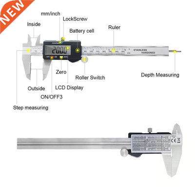 Electronc Verner Calper 150mm 200mm 300mm Dgtal Calper