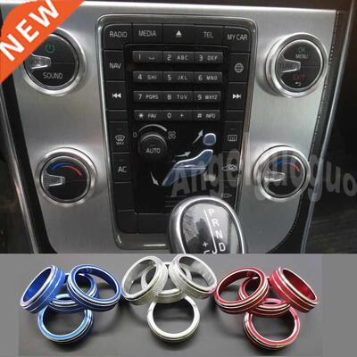 4pcs/lot Car air conditioning Rotary knob for VOLVO S60 V60