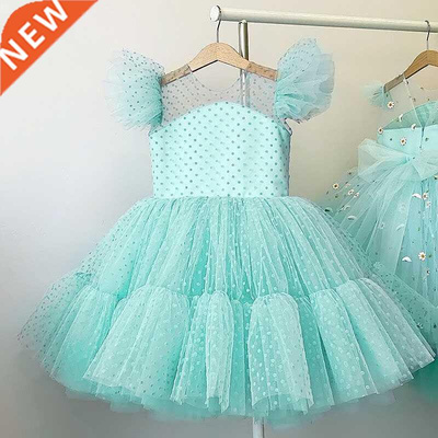 Summer Princess Girl Tutu Dress Party Wedding Birthday Dres