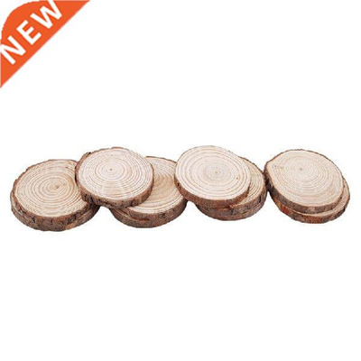 10pcs Wood Slices Log Discs  Crafts Round Wood Piece