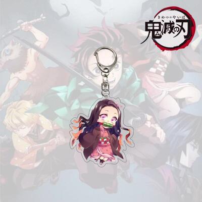 Anime Demon Slayer Keychain Acrylic Kimetsu no Yaiba Blade o