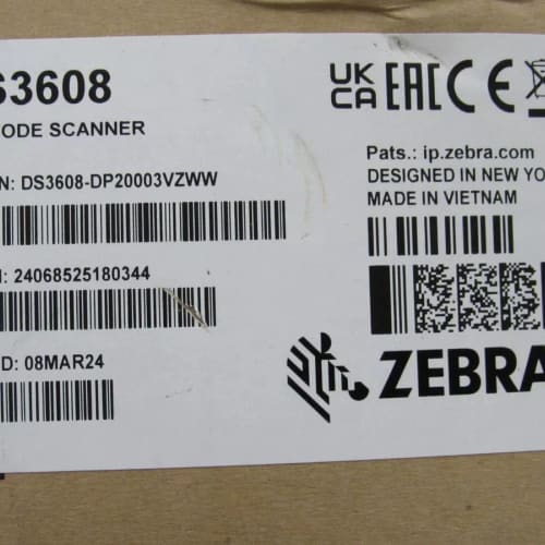 ZEBRA斑马DS3608条码扫描枪,型号DS360