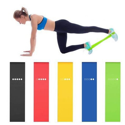 Yoga Resistance Bands Stretching Rubber Exercise Fitness TPE
