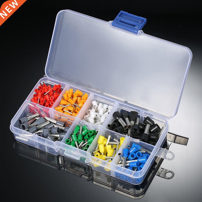 400PCS Wire Copper Crimp Connector Insulated Cord Pin End Te