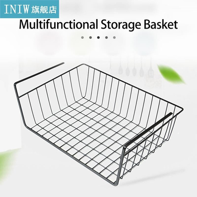 Household Desk Organizer Wardrobe Rack Under Shelf Table Sto