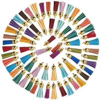 100Pcs Keychain Tassels Leather Tassel Jewelry Making Tassel