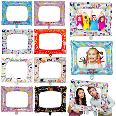 Inflatable Selfie Frame Giant Photo Booth Props Balloons