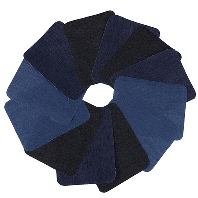 12Pcs/lot Thermal Sticky Iron On Mending Patches Decor Jeans