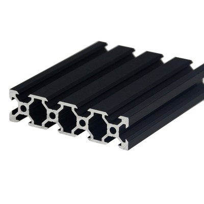 1PC BLACK 2080 V-Slot European Standard Anodized  Aluminum P