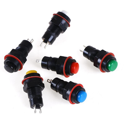 5Pcs/lot New Self-reset Push Button Switch 10mm Self Return