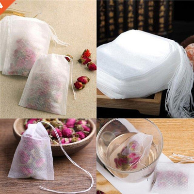 100Pcs/Lot Teabags 5.5 x 7CM Empty Scented Tea Bags With Str