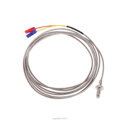 J Type M6 Screw Probe Thermocouple Temperature Sensor with 2