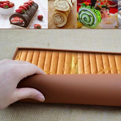 1 PC Swiss Roll Mats Nonstick Kitchen Accessories Cake Rolls
