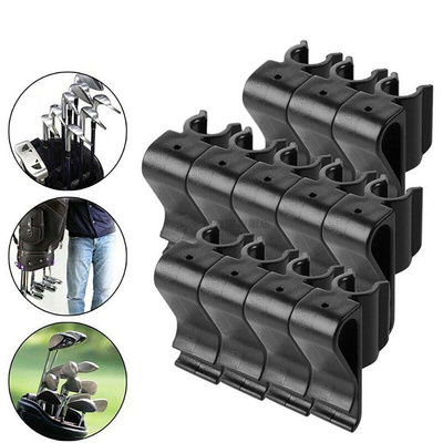 Premium 12pcs Sports Golf Bag On Putter Clamp Holder Puttin