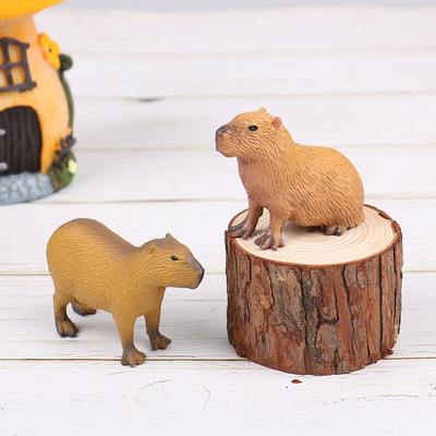 New Simulation MIni Cute Wild Animals Model Capybara Action