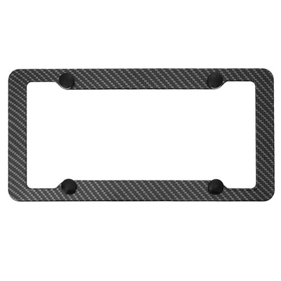 Carbon Fiber License Plate Frames Cover for Front Rear Brack