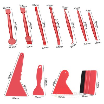 Car Vinyl Wrap Window Tint Film Tools Kit Squeegee Retractab